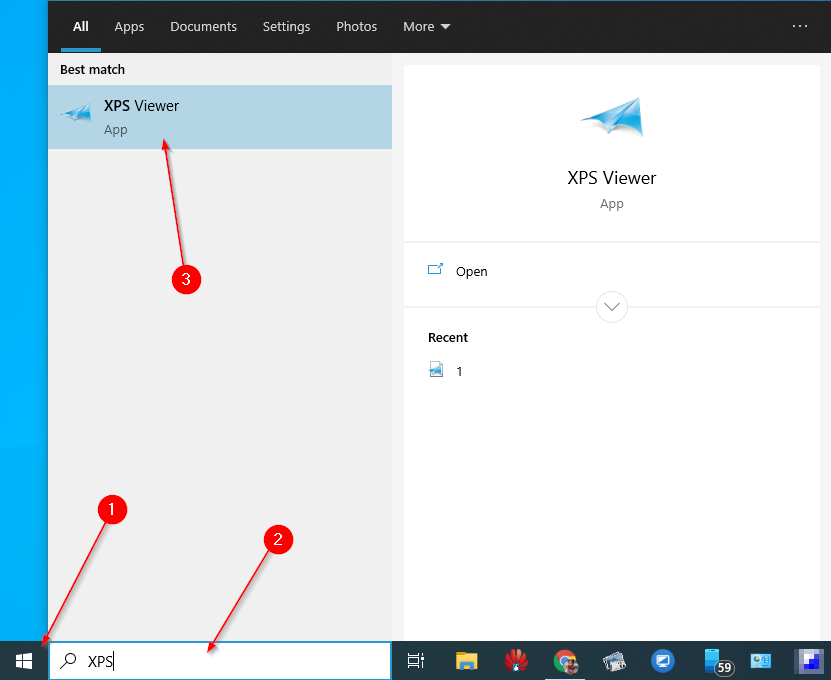 ¿Cómo puedo abrir un archivo OXPS o XPS en Windows 10?