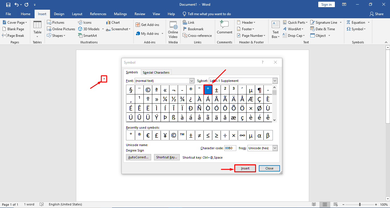 ¡Inserte el símbolo de grado en Windows 10, Android, iPhone / iOS y Mac OS!