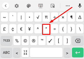 ¡Inserte el símbolo de grado en Windows 10, Android, iPhone / iOS y Mac OS!