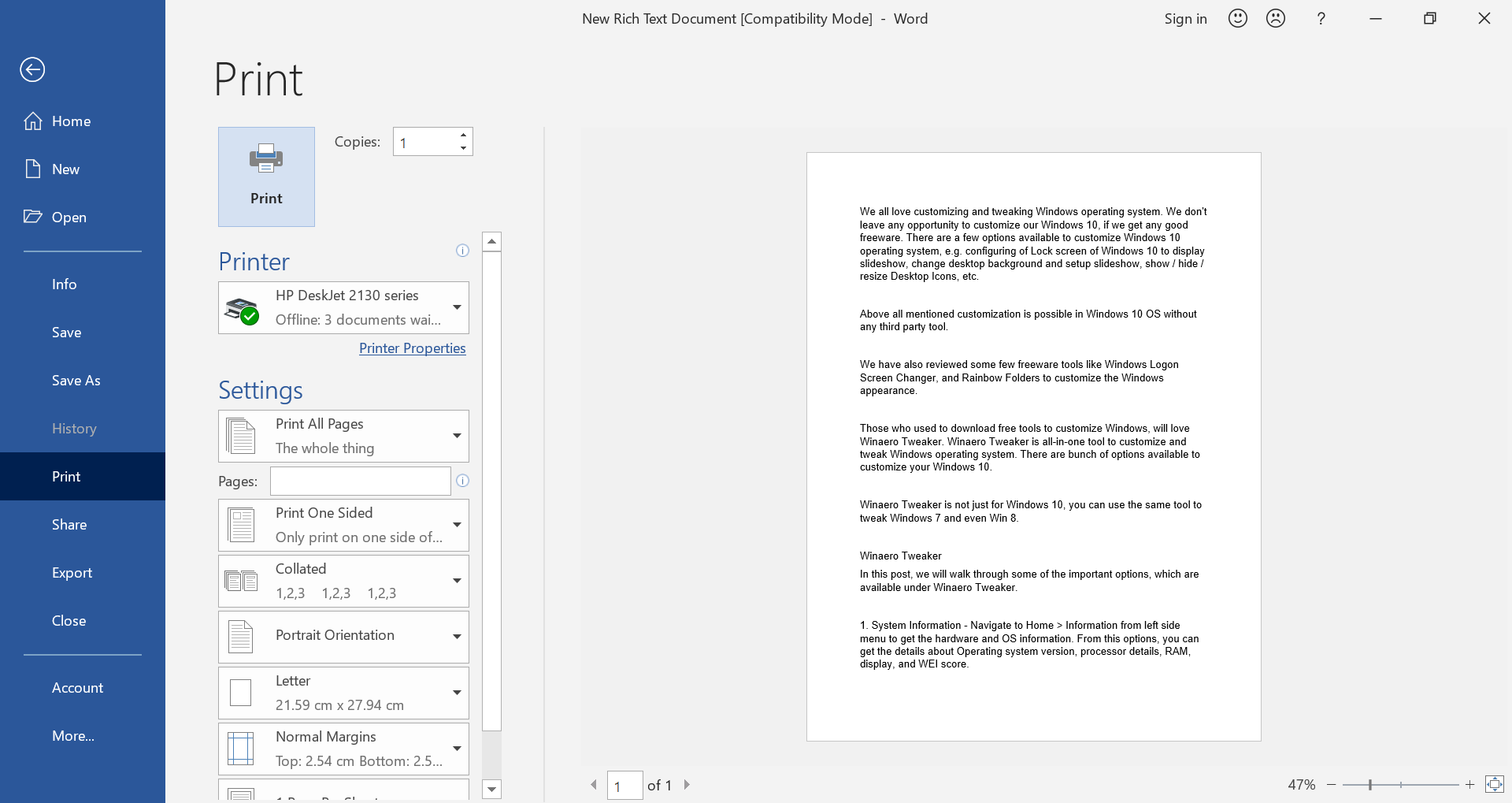 ¿Cómo configurar el color de fondo en un documento de Word de MS Office ...