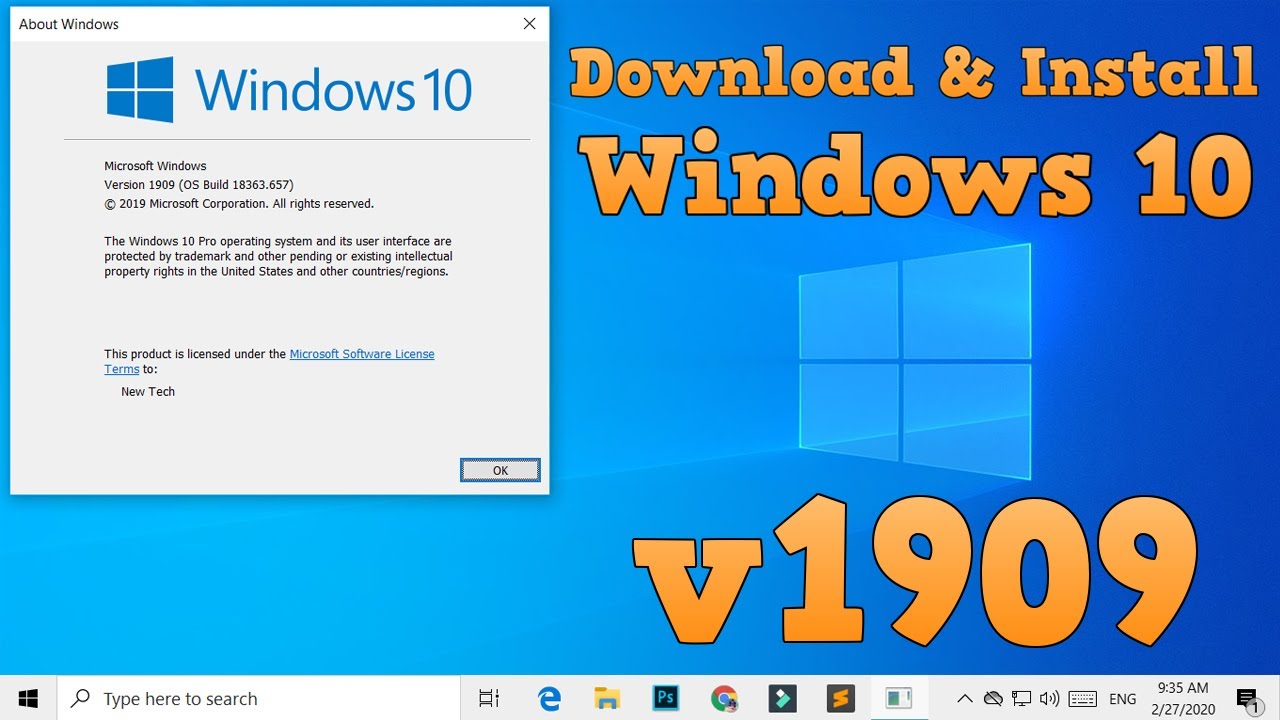 ¿Cómo descargar Windows 10 versión 1909? [Quickly]