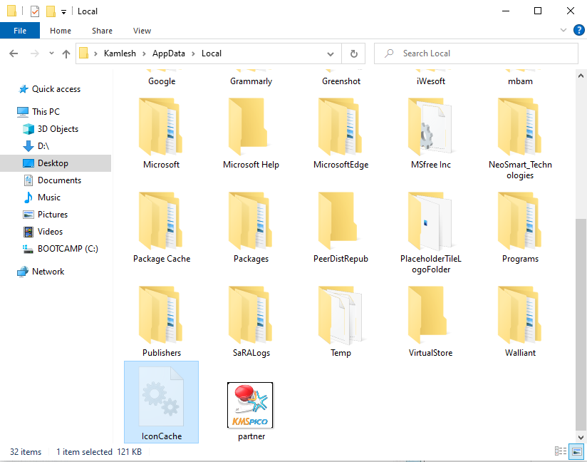 ¿Cómo reconstruir la caché de iconos en Windows 10?